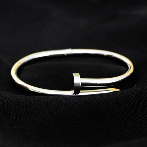 Jewelry | 14k Gold Plated Screw Bangle Bracelet | Poshmark